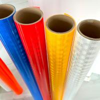China 10 Years Service Life White Prismatic Reflective Sheeting For Traffic Signs for sale