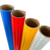 China LZT9600 High Intensity Grade Prismatic HIP Reflective Sheeting Durable 4 X 150 Feet for sale