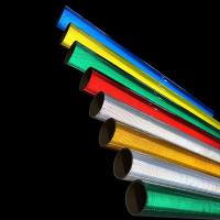 China Long Lasting High Visibility Diamond Retro Reflective Film for Traffic Signs for sale