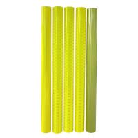 China Fluorescent Yellow Green Rigid Sign Reflective Sheeting High Intensity Prismatic with 24-hour Visibility for sale