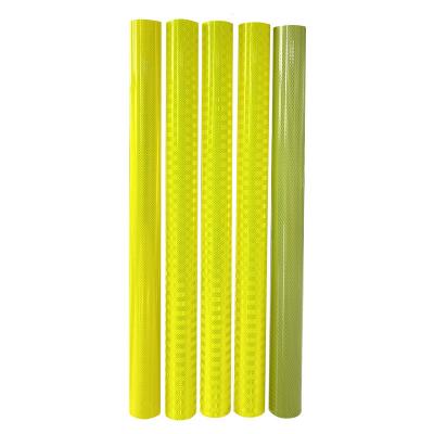 China Fluorescent Yellow Green Rigid Sign Reflective Sheeting High Intensity Prismatic with 24-hour Visibility for sale