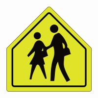 China 3-10 Years Service Life Reflective Metal Signs For School Custom Thickness for sale
