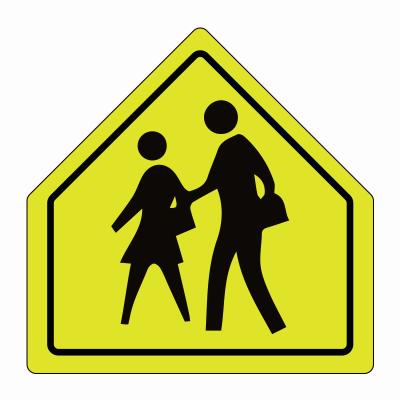China 3-10 Years Service Life Reflective Metal Signs For School Custom Thickness for sale