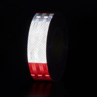 China Conspicuity PMMA White and Red DOT C2 Reflective Tape for Vehicle for sale