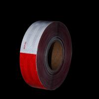 China Conspicuity PMMA White and Red DOT C2 Reflective Tape for Vehicle for sale
