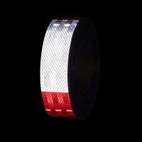 China Acrylic Prismatic DOT C2 Reflective Tape Reflective Sticker For Trucks for sale