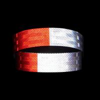 China Red and White DOT C2 Conspicuity Marking DOT Reflective Tape For Vehicle Safety for sale