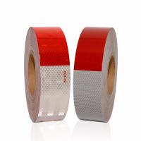 China White Red Safety Conspicuity Vehicle Truck Prismatic DOT Reflective Tape for sale