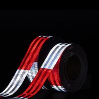 China Waterproof Reflective Tape DOT-C2 Red And White Adhesive Conspicuity Tape For Trailer Outdoor Cars Trucks for sale