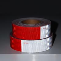 China High Intensity Grade DOT-C2 Reflective Safety Tape Waterproof Red and White Adhesive Conspicuity Tape for Vehicle for sale