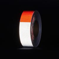 China White Red Conspicuity Prismatic Truck Warning DOT Reflective Tape for sale