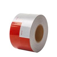 China White Red Conspicuity Prismatic Truck Warning DOT Reflective Tape for sale