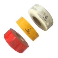 China ECE 104R conspicuity 2 Inches 150 Feet White Red Yellow Reflective Tape For Truck for sale