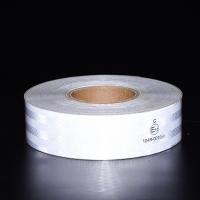 China 2 In*150 Ft White Yellow Red Radium Roll  ECE 104r Prismatic Reflective Tape For Vehicles for sale