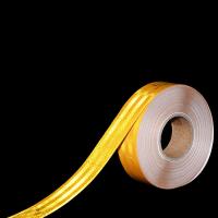China Yellow Self Adhesive Bright Conspicuity Making ECE 104R Reflective Safety Tapes For Truck for sale