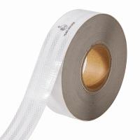 China Acrylic  ECE 104 White Red Yellow Vehicle Prismatic Reflective Tape For Truck Safety Warning for sale