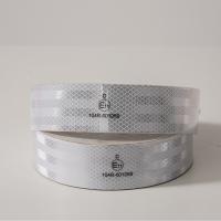China Acrylic HIP ECE 104 Vehicle Safety Warning Hi Vis Prismatic Reflective Tape White for sale