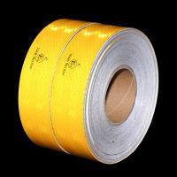 China 2 Inch Self Adhesive Safety Radium Roll  ECE Retro Reflective Tape For Vehicles for sale