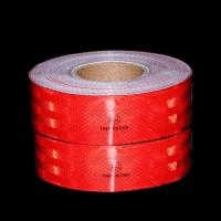 China 2 Inch Self Adhesive Safety Radium Roll  ECE Retro Reflective Tape For Vehicles for sale