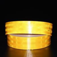 China Micro Prismatic Reflective Sheets Sticker ECE 104R Reflective Tape For Road Safety for sale