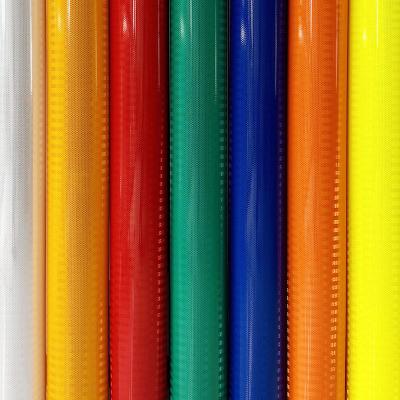 China Self Adhesive PET Reflective Film Prismatic Reflective Sheeting for Temporary Road Signs for sale