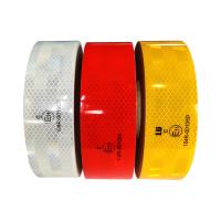 China Waterproof Reflective Safety Tape 2 Inch Wide 150Ft Length- Red, White & Yellow for Trucks for sale