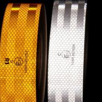 China High Visibility Micro Prismatic Reflective Conspicuity Tape ECE 104r For Truck Car Vehicles Safety for sale
