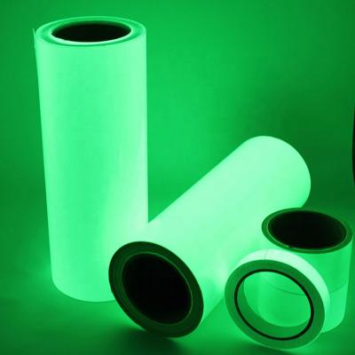China Acrylic Grade Glow In The Dark Vinyl Luminous Adhesive Film Reflective Sheeting for sale