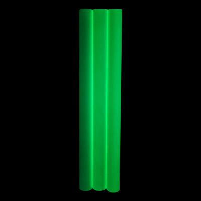China Green Photoluminescent Sheeting Glow In The Dark Vinyl Road Warming Sign for sale
