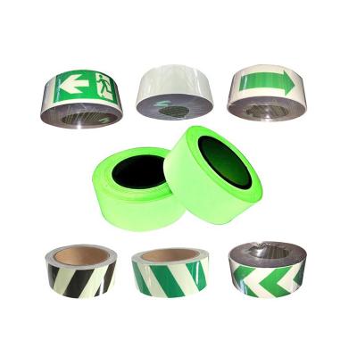 China Glow In The Dark Self-Adhesive Tape For Public Safety Markings Sign for sale