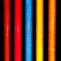 China Outdoor High Visible Reflect LU Sheeting PET Self Adhesive Reflective For Traffic Safety Facilities for sale