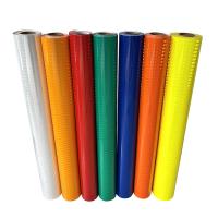 China Digital Printing UV Printing Engineering Grade Prismatic Reflective Sheeting for Road Warning Signs for sale
