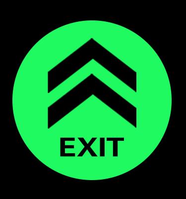China 1.24X45.7m Adhesive Night Luminous Film For Safety Exit Graphic Design Photoluminescent Luminous for sale