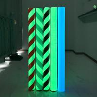 China Green Photoluminescent Night Glow In The Dark Vinyl Film For Decoration for sale