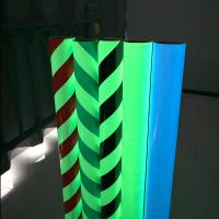 China Green Photoluminescent Night Glow In The Dark Vinyl Film For Decoration for sale
