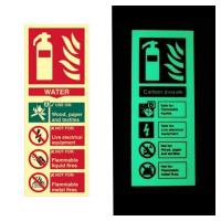 China Digital Inkjet Printing Glow In The Dark Film Paper Self Adhesive For IMO Exit Safety Signs for sale