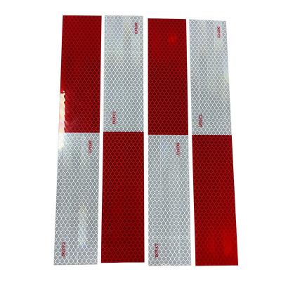 China DOT-C2 Free Samples Truck Adhesive Dots Vehicle Micro Prism Light Retro Conspicuity Infrared Reflective Tape for sale