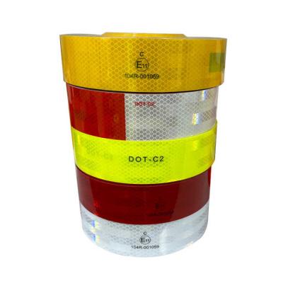 China Prismatic Conspicuity 2 Inch X 50 Yard DOT-C2 Reflective Tape Sticker For Vehicle Truck for sale