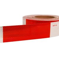 China High Intensity Reflective Vinyl 10 Year Red White Dot-C2 Reflective Tape Conspicuity Tape For Truck for sale