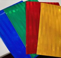 China ASTM D4956 Printable Reflective Sheet Material HIP Reflective Film for Traffic Signs for sale