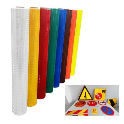 China Acrylic Printable High Intensity Prismatic Reflective Sheet Material for Traffic Sign for sale