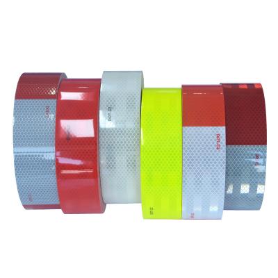 China Reflector Reflective Sticker Polyester Reflectante ECE 104R DOT-C2  Truck Vehicle Conspicuity Self Adhesive Tape for sale