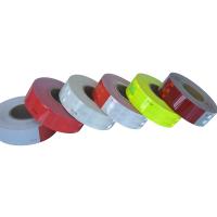 China White Red Yellow High Visibility Reflective Tape Self Adhesive for Vehicles for sale