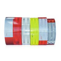 China Outdoor Markings 5cm*5m / 5cm*25m 5cm*45m Reflective Tape Traffice Markings Prismatic Conspicuity For Vehicle Truck for sale