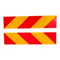 China Reflective Rear Marking Aluminum Plate Board with Warning Sticker for Heavy Vehicles for sale