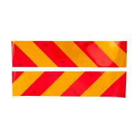 China Reflective Rear Marking Aluminum Plate Board with Warning Sticker for Heavy Vehicles for sale
