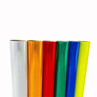 China 4x150FT Micro White Yellow High Visibility Micro Diamond Grade Reflective Sheeting Film for Traffic Signs ODM for sale