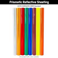 China 4x150FT Micro White Yellow High Visibility Micro Diamond Grade Reflective Sheeting Film for Traffic Signs ODM for sale