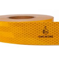 China ECE 104R Micro Prismatic Reflective Tape Vehicle Conspicuity Marking Tape for sale