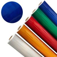 China 10-Year Durability Glass Bead Technology High Intensity Grade Reflective Sheeting for Signage for sale